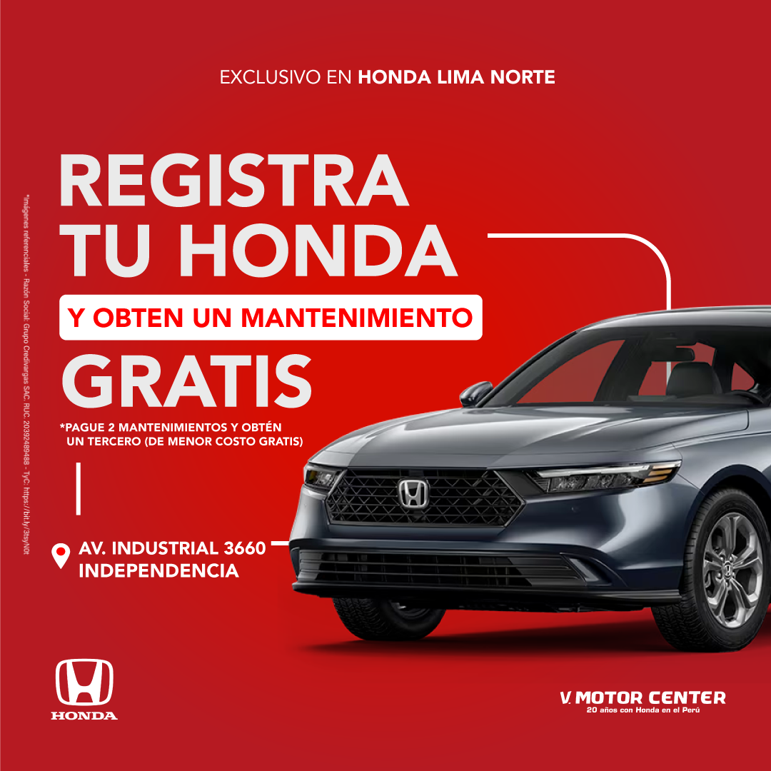 V. Motor Center / Honda Lima Norte - Concesionario oficial Honda